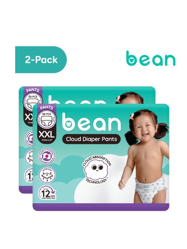 bean [Bundle of 2] Cloud Diapers Pants XXL (30s) … | edamama